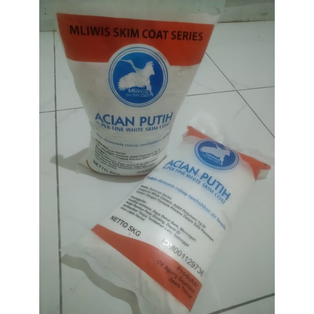 Jual Acian Mliwis Putih Premium – Dinding Halus Kuat dan Tahan Retak ...