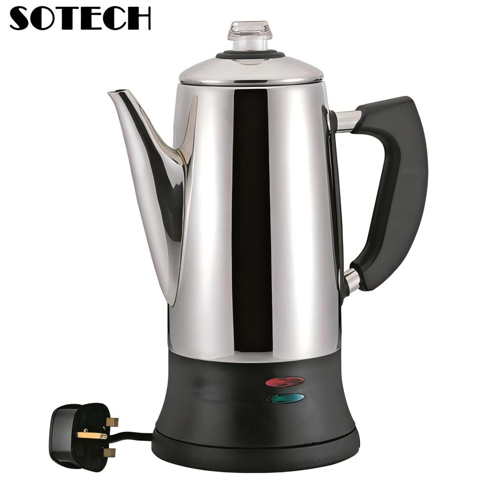 Jual Electric Coffee Maker Pot, Stainless Steel Percolator, 110V, 220V ...