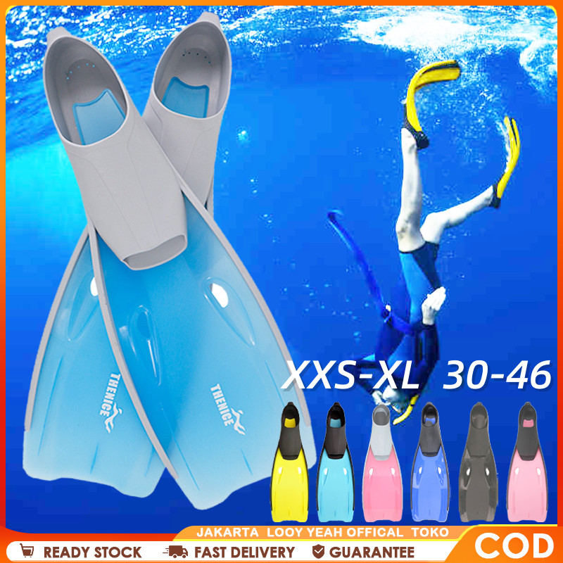Jual Fin Selam Silikon untuk Snorkeling & Diving Anti Slip Fin Renang Original Sepatu Katak ...