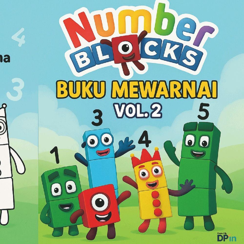 Jual Numberblocks Buku Mewarnai Anak Vol 2 Edisi Numberblocks 20 Lembar ...