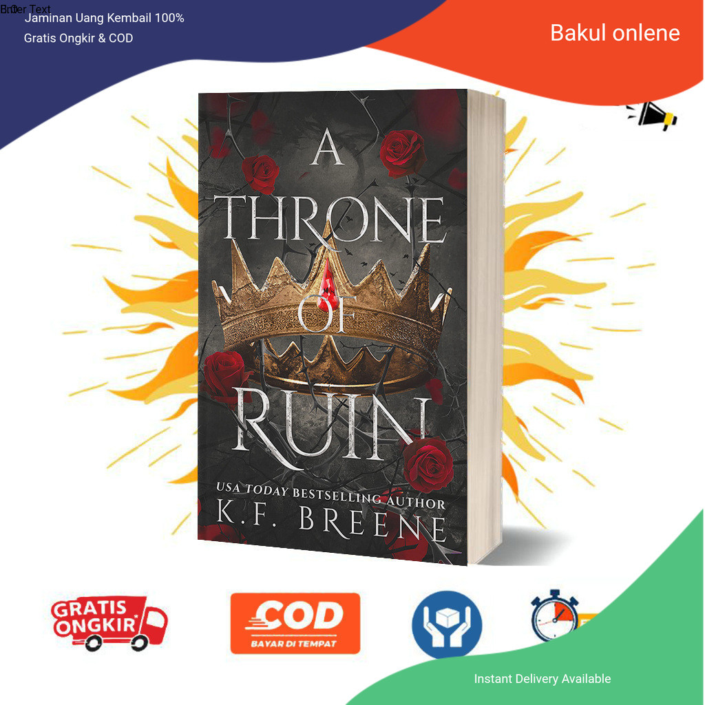 Jual Buku eng A Throne of Ruin (Deliciously Dark Fairytales, #2) by K.F. Breene (English ...