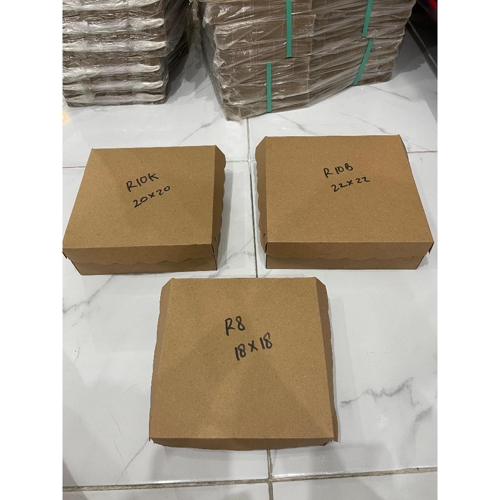 Jual Dus Kotak Nasi Catering Renda R8 R10K R10B NON LAMINASI / Dus ...