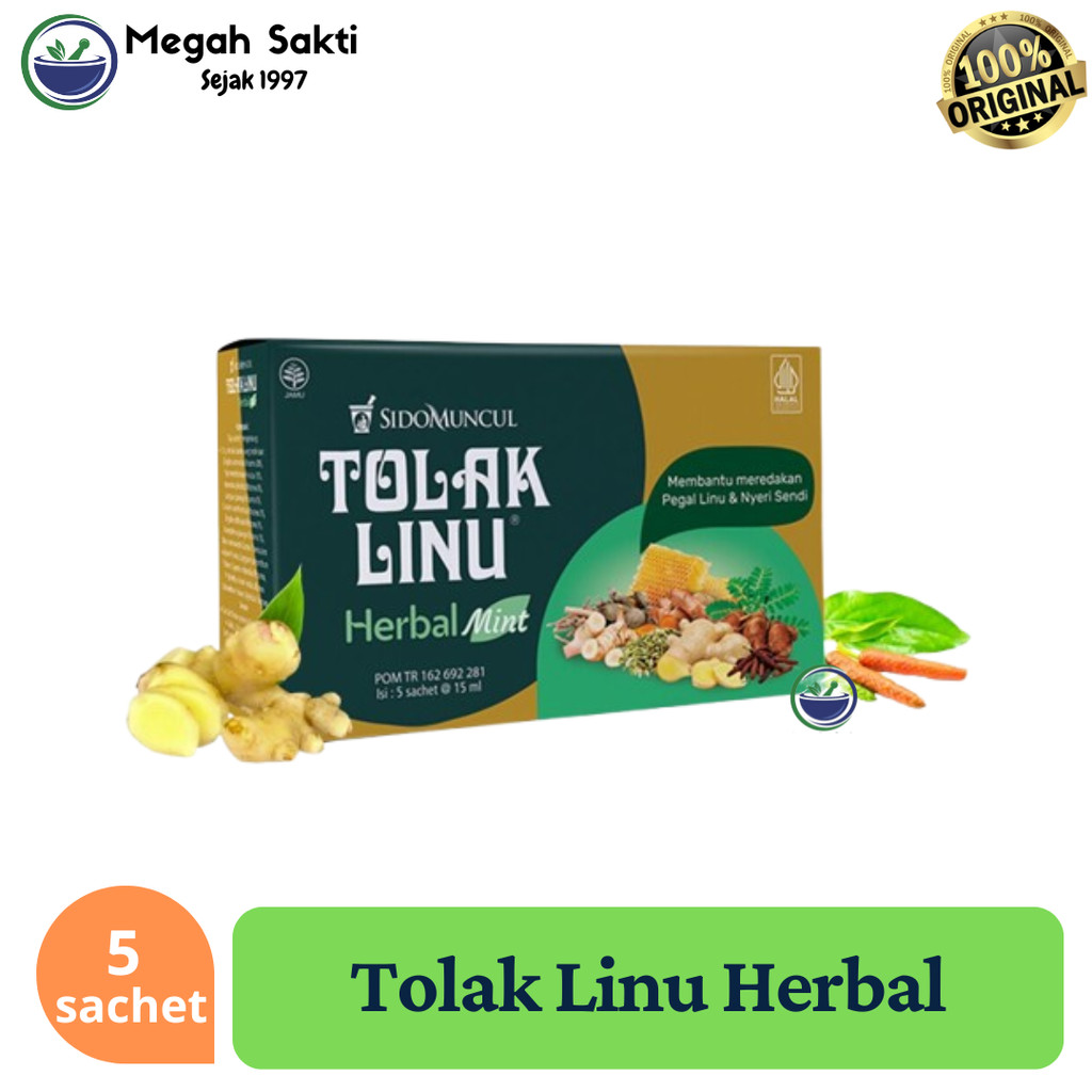 Jual Megah Sakti - Tolak Linu Herbal Sido Muncul - Pereda Pegal Linu ...