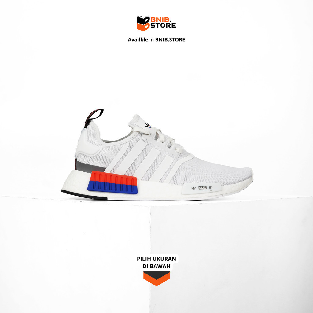 Jual Sepatu Sneaker Pria adidas NMD_R1 Cloud White Bright [IF8028 ...