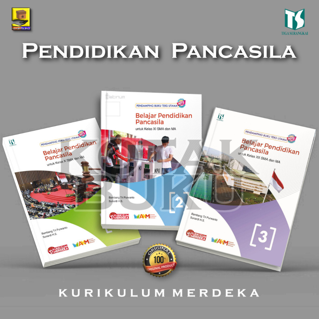 Jual PKN SMA / PKN Kelas 10 11 12 SMA / Pendidikan Pancasila SMA / Kurikulum Merdeka / Platinum ...