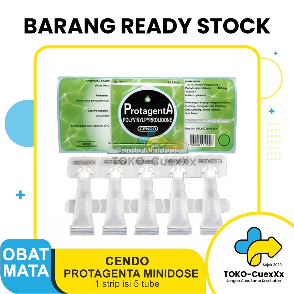 Jual CENDO PROTAGENTA MINIDOSE 6 ML UNTUK TETES MATA KERING | Shopee ...