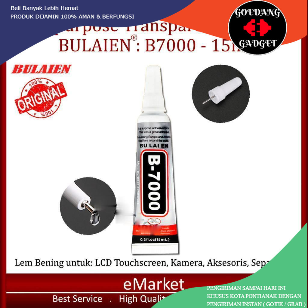 Jual B 7000 LEM LCD TOUCHSCREEN BENING 15ML B-7000 LEM LAYAR HP TOUCH ...