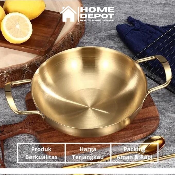 Jual Panci Rebus Mie Air Telur Stainless Steel Induksi Masak Korean Pot ...