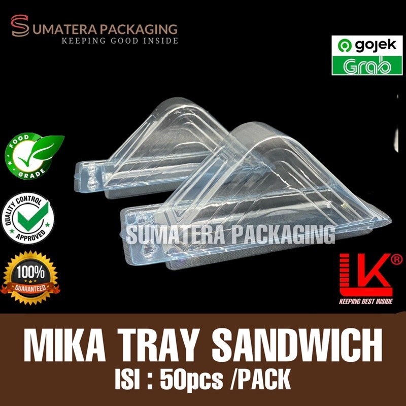 Jual MIKA TRAY SANDWICH isi 50pcs per pack Medan Grosir roti | Shopee ...