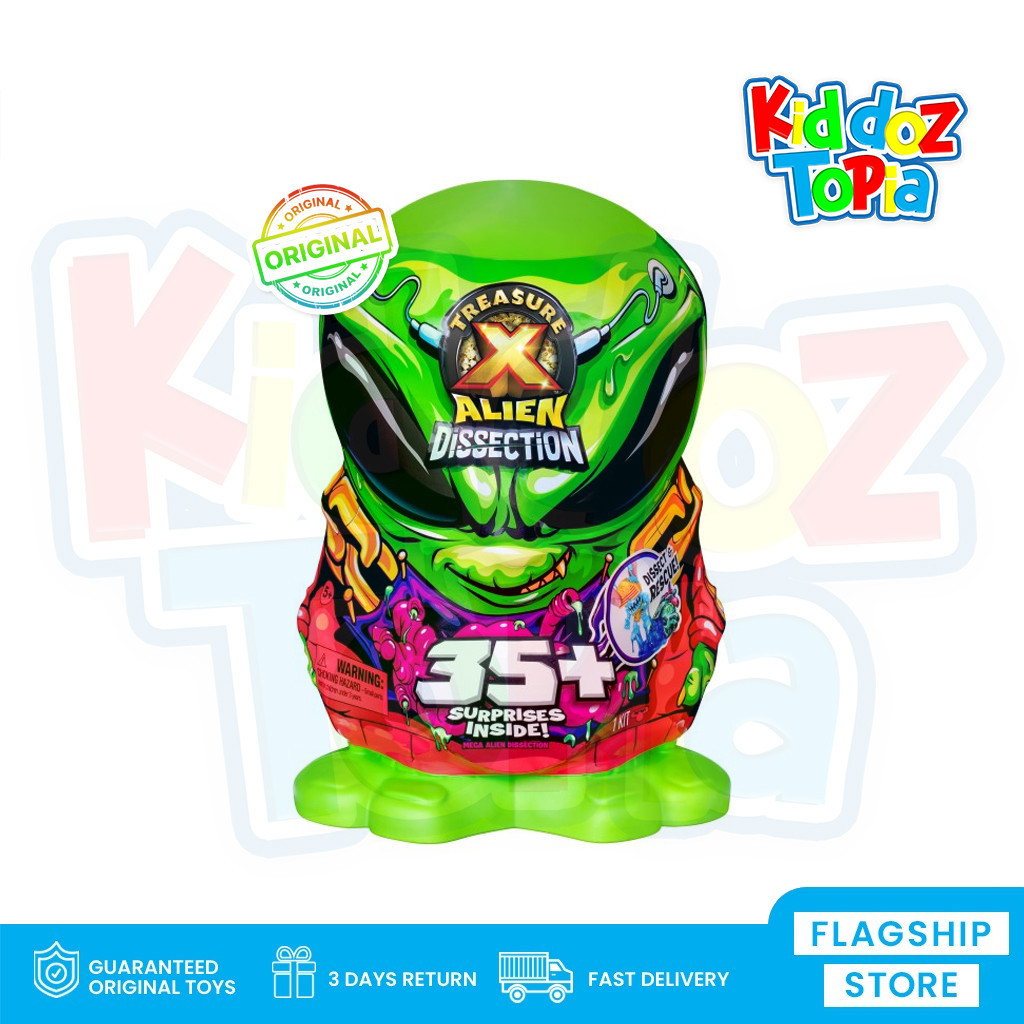 Jual TREASURE X Mega Alien Dissection with 35 Plus Surprises Inside ...