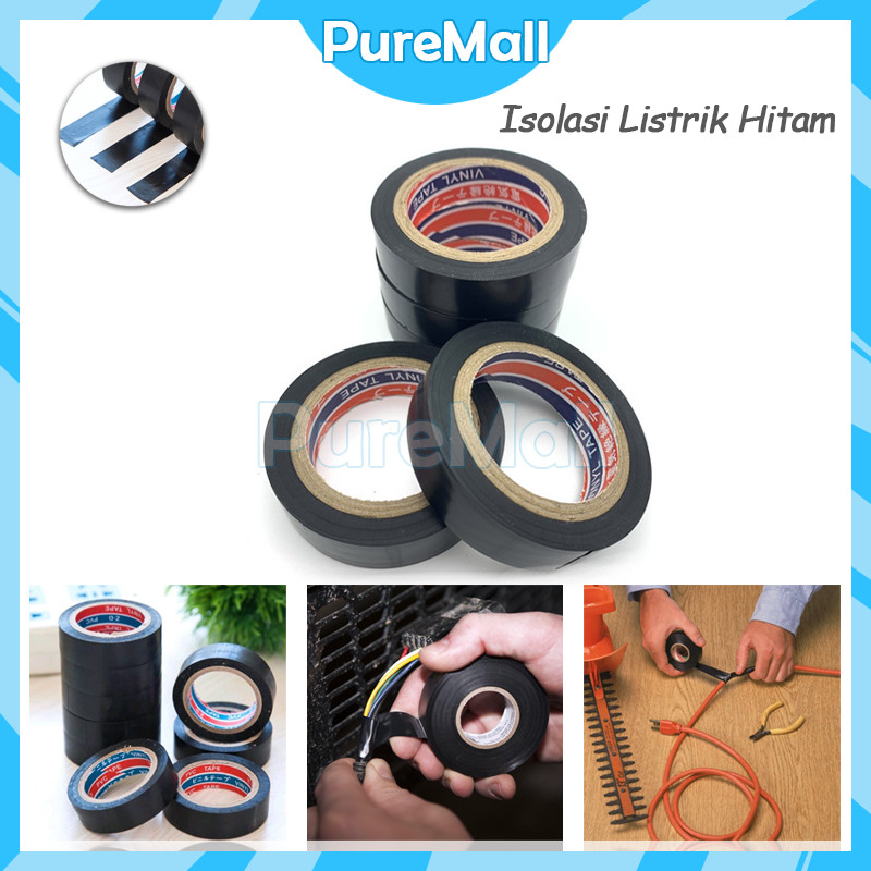 Jual Lakban Isolasi / Isolasi Hitam / Isolasi Kabel Listrik | Shopee ...