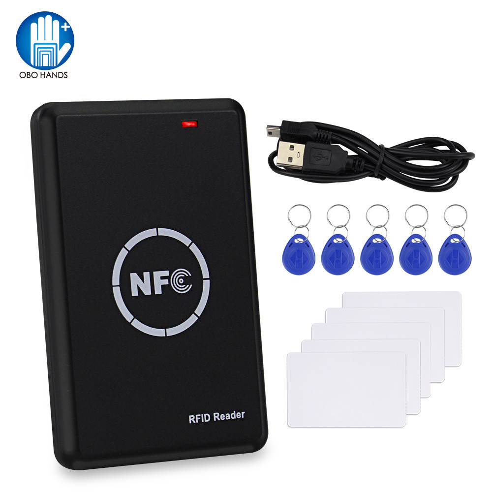 Jual NFC Smart Card Reader Writer RFID Copier / Duplicator 125KHz 13 ...
