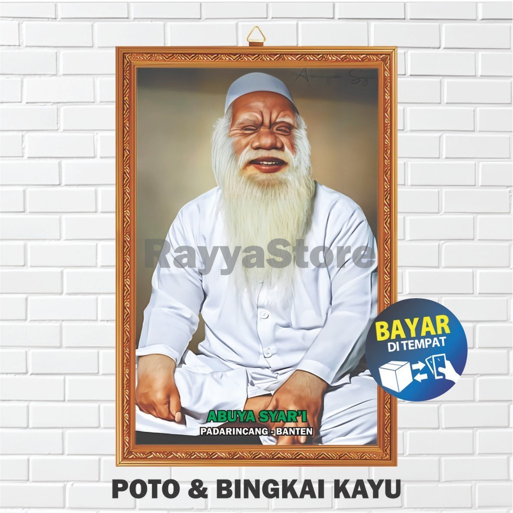 Jual Poster Poto & Bingkai Abuya Syar'i Ciomas Banten, POTO ULAMA ...