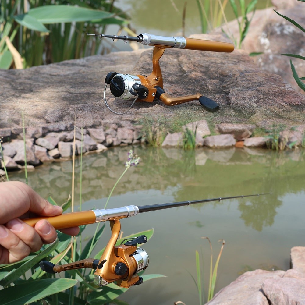 Jual Joran Pancing Set Mini Joran Kail Alat Pancing Pulpen Pancingan ...