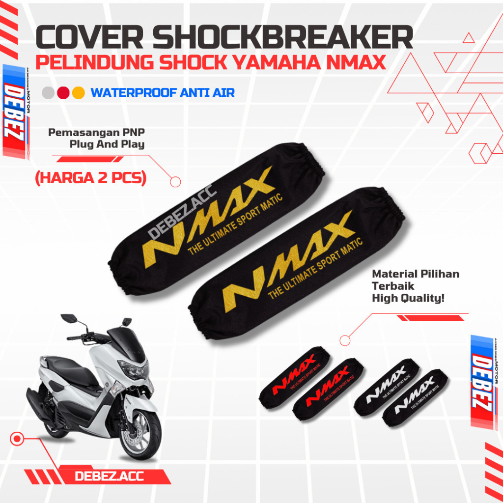 Jual Cover Shock Belakang Sarung Pelindung Shockbreaker Yamaha Nmax New ...