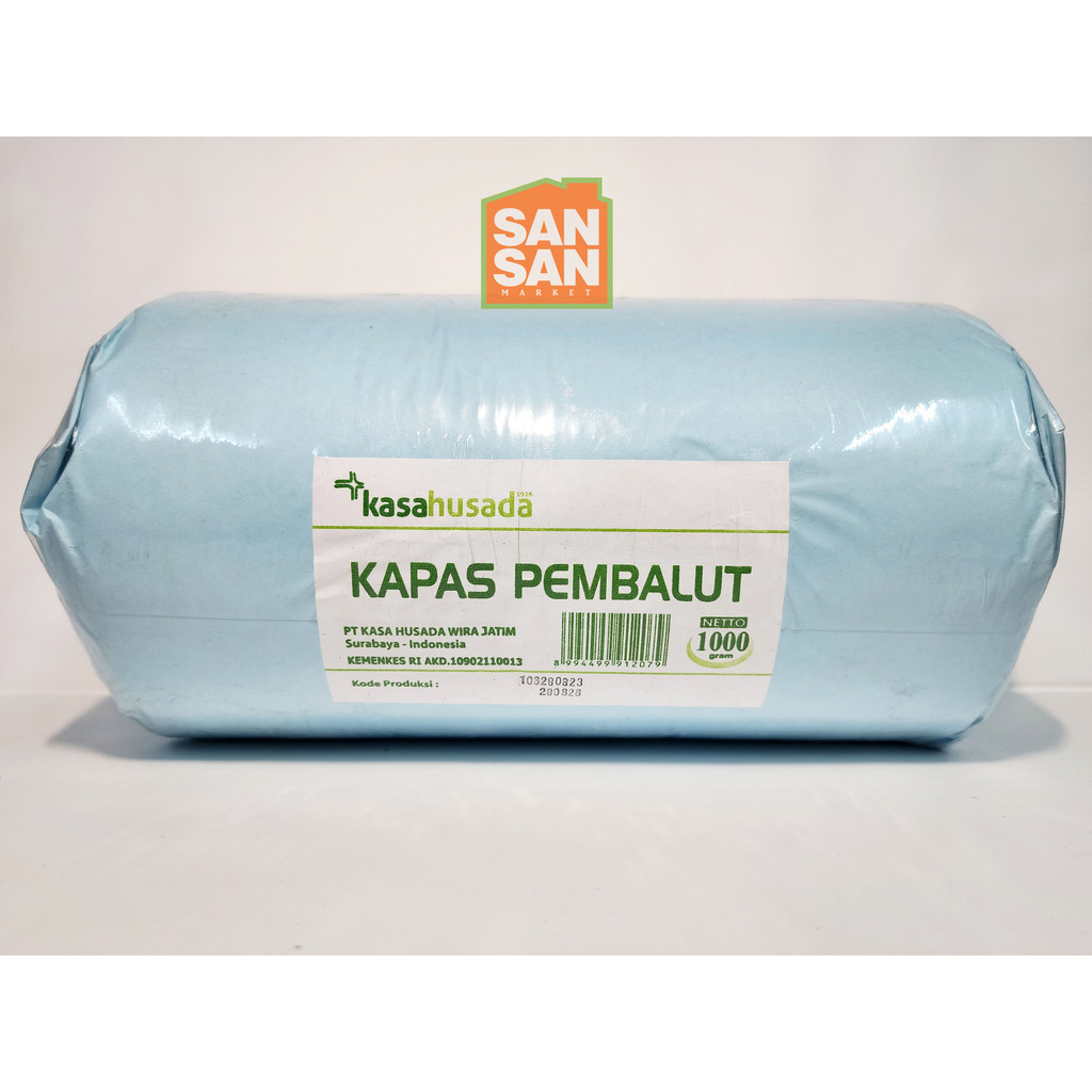 Jual Kapas Pembalut Kasa Husada 1000 gr / 1 kg | Shopee Indonesia