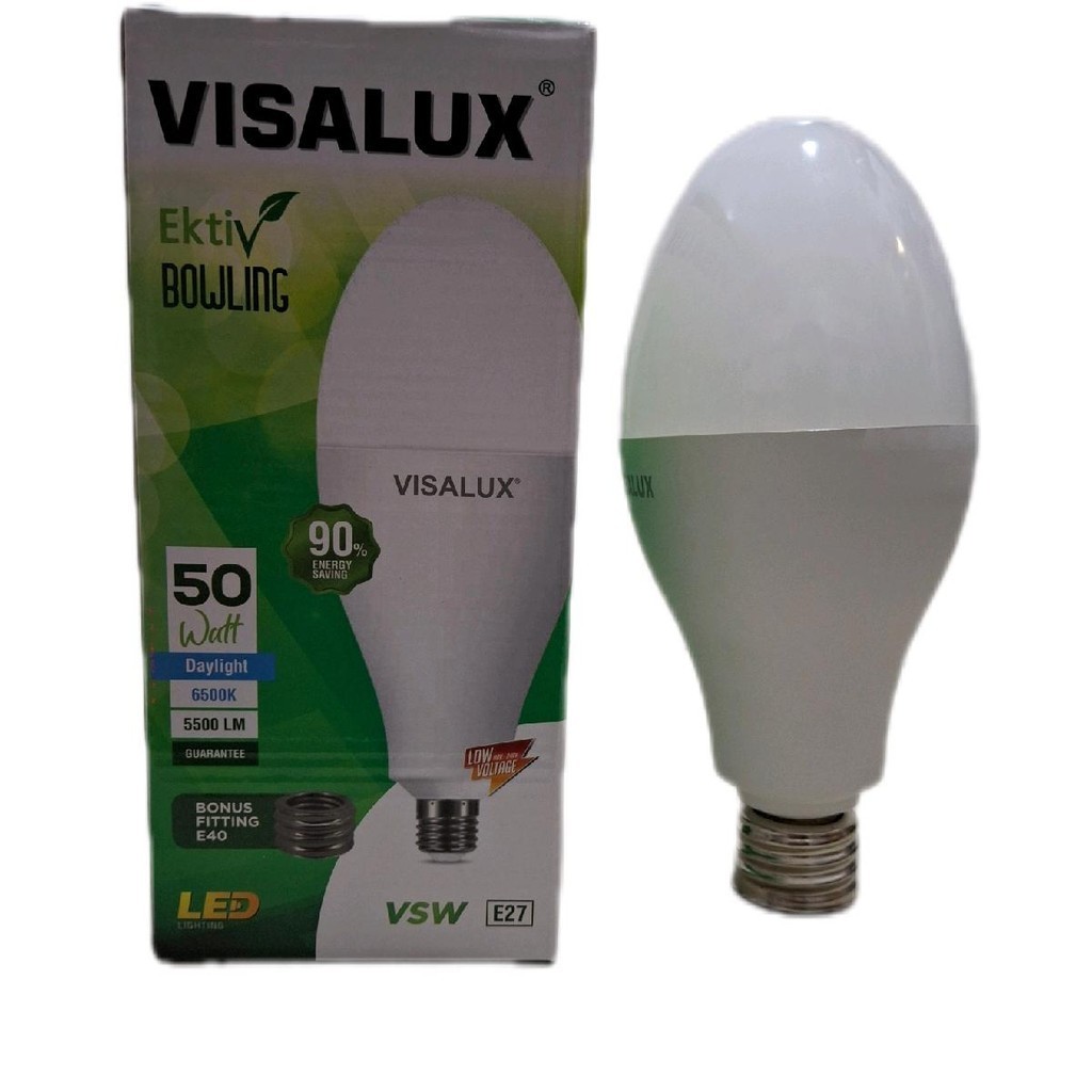 Jual Visalux 50 Watt Bola Lampu Jalan / Bohlam Lampu Led 50w | Shopee ...