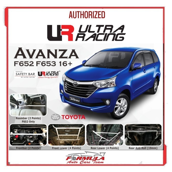 Jual Ultra Racing Front Bar Stabilizer 2P Avanza 16+ (TW2- 3761 ...