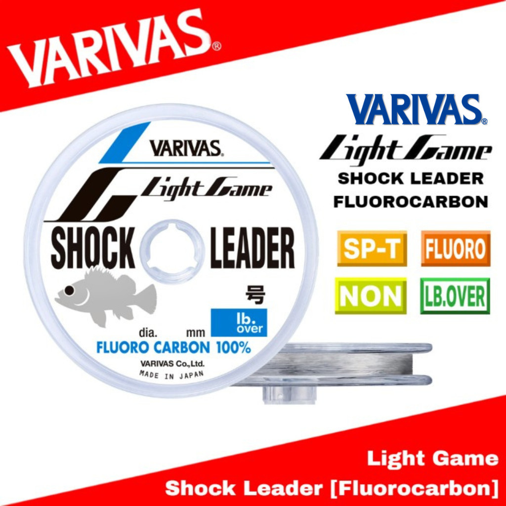 Jual Varivas Fluorocarbon Light Game Shock Leader Line 30m | Shopee Indonesia