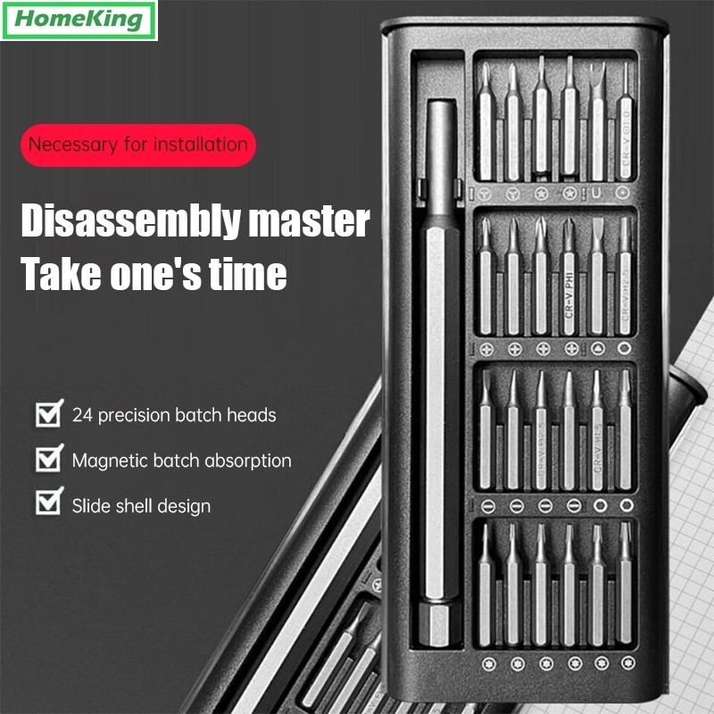 Jual Obeng Kecil / Obeng Set 24 In 1 Magnetic Premium Multifungsi Cocok Untuk Memperbaiki Jam ...