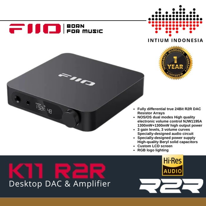 Jual FiiO K11 R2R / K-11 R2R / K 11 R2R High-Performance Desktop DAC ...