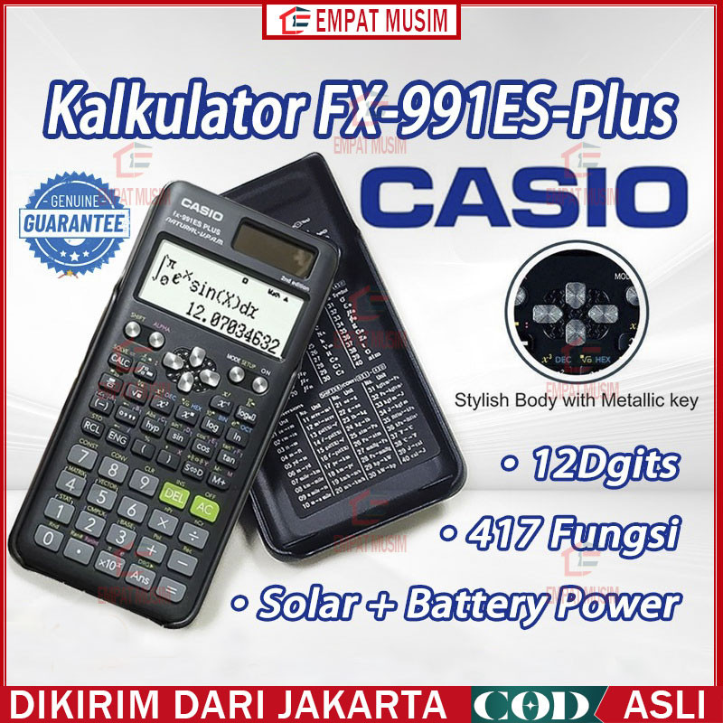 Jual Kalkulator Scientific Casio FX-991EX/FX-991ES PLUS Casio Original ...