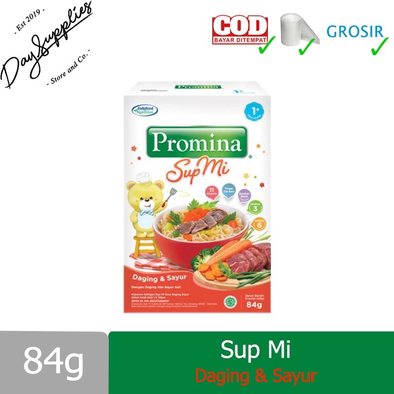 Jual Promina Sup Mi Daging dan Sayur ASLI 84g (1+ tahun) | Shopee Indonesia