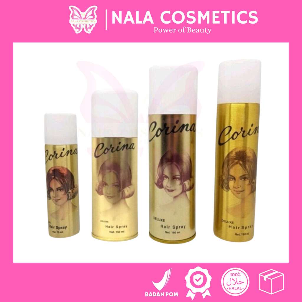 Jual 𝐍𝐀𝐋𝐀-CORINA HAIR SPRAY RAMBUT 75ML 160ml 180ml | Shopee Indonesia