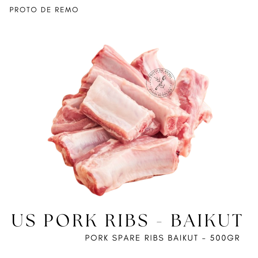 Jual Pork Spare Ribs | Daging Iga Babi Baikut - 500gr | Shopee Indonesia