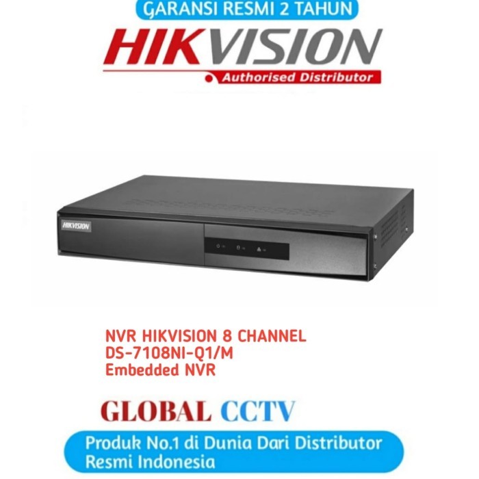 Jual NVR 8 CHANNEL HIKVISION DS-7108NI-Q1/M ORIGINAL GARANSI 2 TAHUN ...