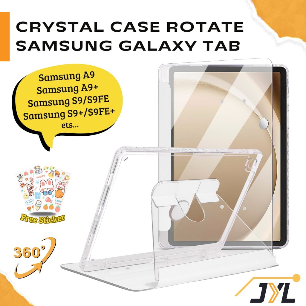 Jual 360° Rotate Case Samsung Tab A9 Plus S9/S9 FE 11 Inch S9+ A6 A8 10 ...