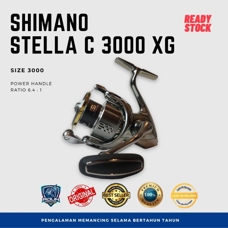 Jual Reel Shimano Stella C 3000 XG | Shopee Indonesia