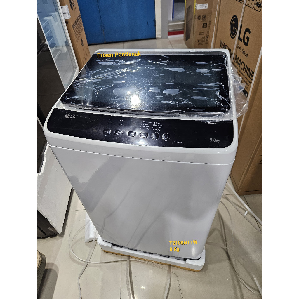 Jual LG MESIN CUCI OTOMATIS 8 KG T2108NT1W | Shopee Indonesia