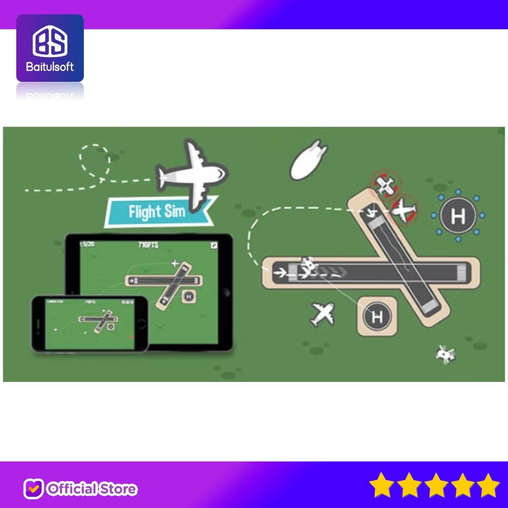 Jual SOURCE CODE APLIKASI FLIGHT SIM - HTML5 GAME | Shopee Indonesia