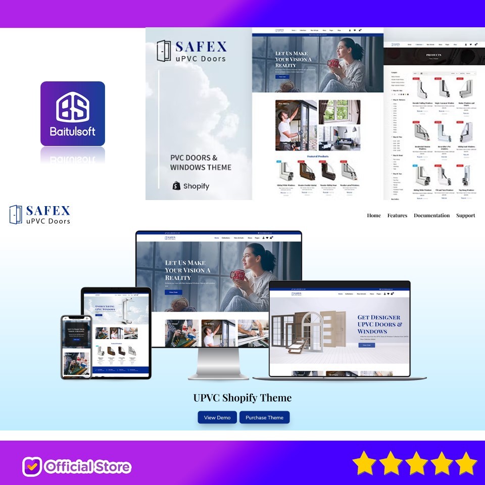 Jual SAFEX - HARDWARE SHOP, UPVC FURNITURE SHOPIFY THEME | Shopee Indonesia