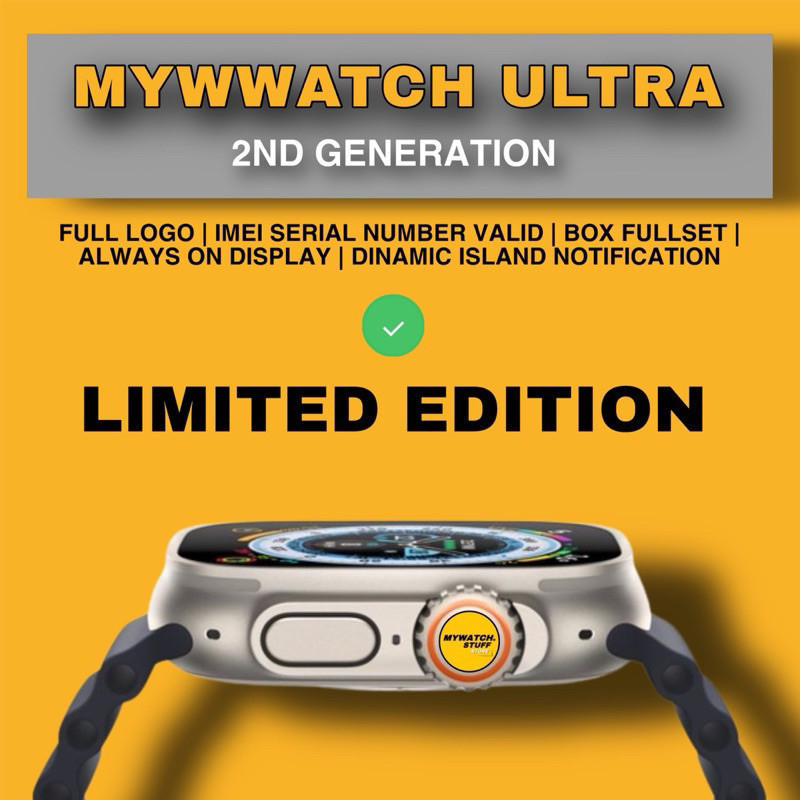 Jual TERBARU MYWATCH ULTRA 2ND GENERATION Smartwatch New 2024 Terbaru ...