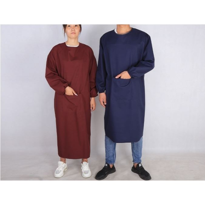 Jual Apron Anti Air Anti Minyak Panjang Celemek Waterproof Kain Anti ...