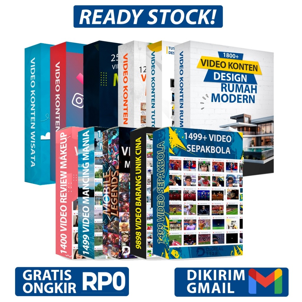 Jual Paket 35.000++ VIDEO KONTEN - Video Konten Viral Siap Upload ...