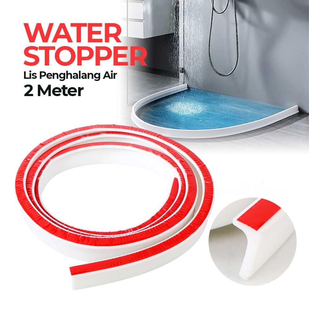 Jual Lis Water Stopper Bar Silikon Penghalang Air Sealing Strips 2 Meter / Penghenti Air ...