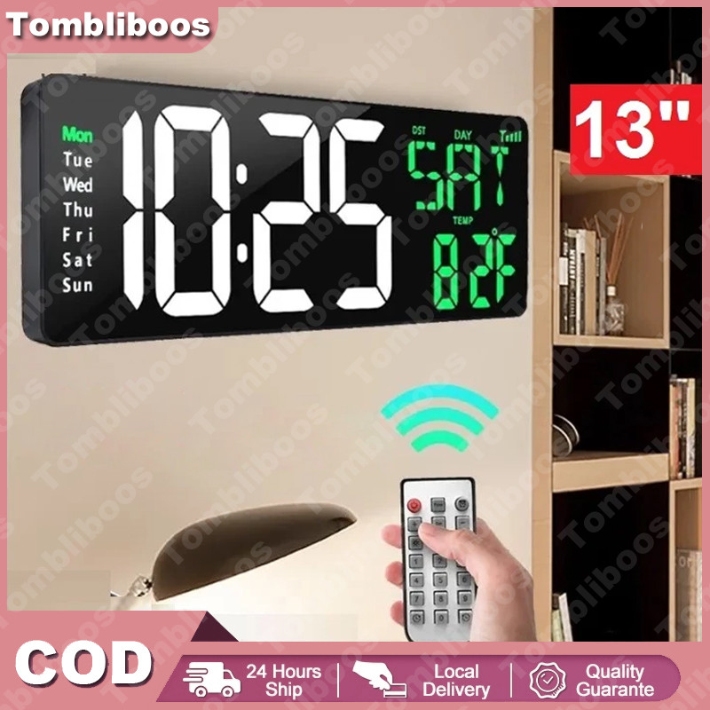 Jual COD Jam Digital LED Besar 6629 Kalender Alarm Clock Weker Timer ...