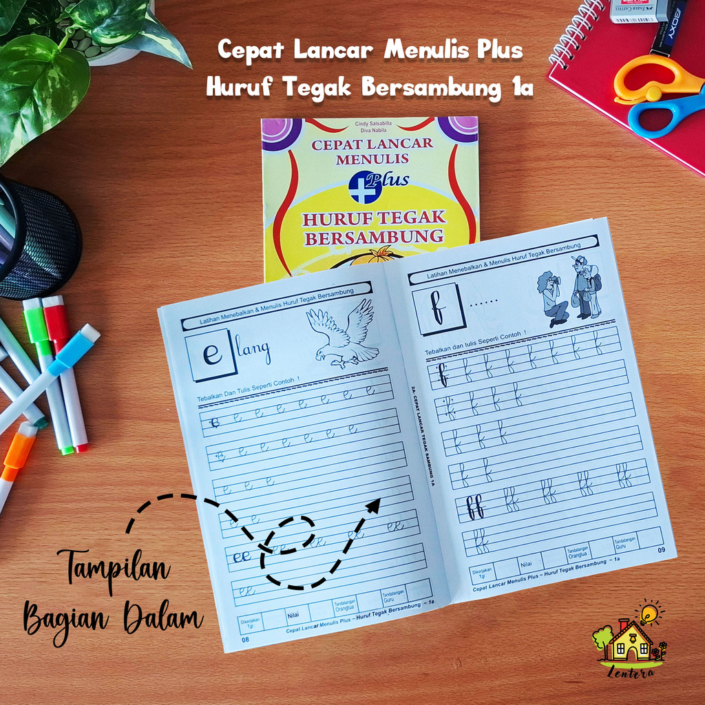 Jual Buku Anak CEPAT LANCAR MENULIS plus HURUF TEGAK BERSAMBUNG PAUD TK ...