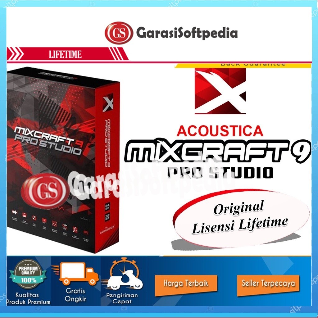 Jual License Acoustica MixCraft 9 Studio PRO 2025 Original Lifetime ...