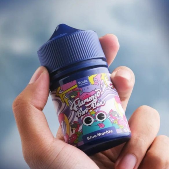 Jual Flamenco Bon Bon V3 Blue Marble Pods Friendly 30mL Radix - Liquid ...