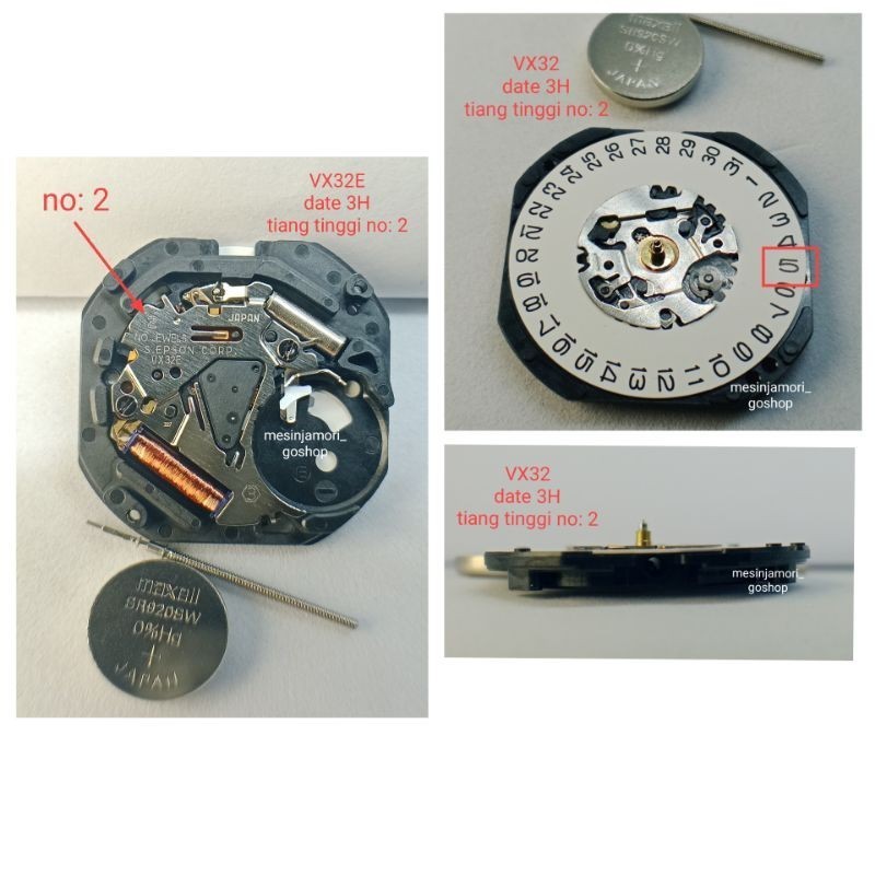 Jual mesin (tiang tinggi) VX32 VX32E VX42 VX42E Japan | Shopee Indonesia