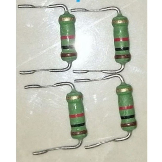 Jual resistor 1K, 6K8, 47K,murni 1/2 watt, original japan | Shopee ...