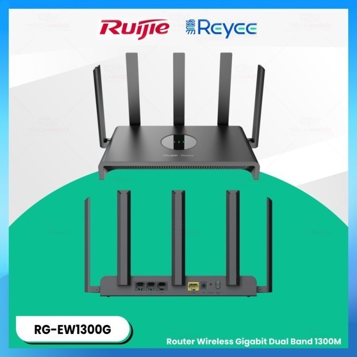 Jual RG-EW1300G Ruijie - Dual band Gigabit Wireless Router 1300M ...