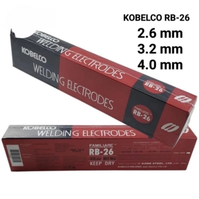 Jual Kawat Las RB-26 KOBELCO Welding Electrodes @5kg - 3,2mm | Shopee Indonesia
