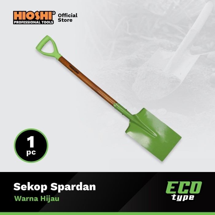 Jual Sekop Tanah / Spardan / Gagang Kayu (ECO Hijau) | Shopee Indonesia