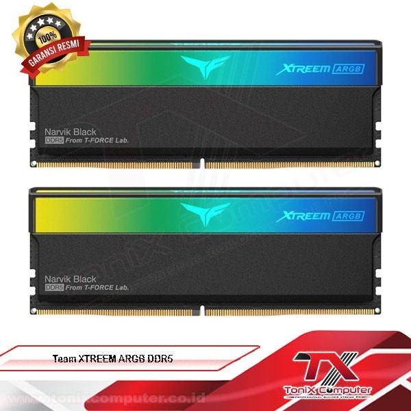 Jual Team XTREEM ARGB DDR5 6000 Mhz 32GB Dual Channel (2x16GB) | Shopee ...