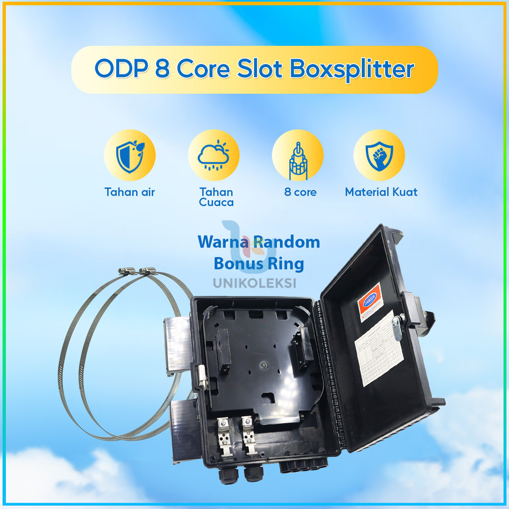 Jual NEW!!Splitter Kosongan DoubleLock ODP 8 Core Model Box Warna ...